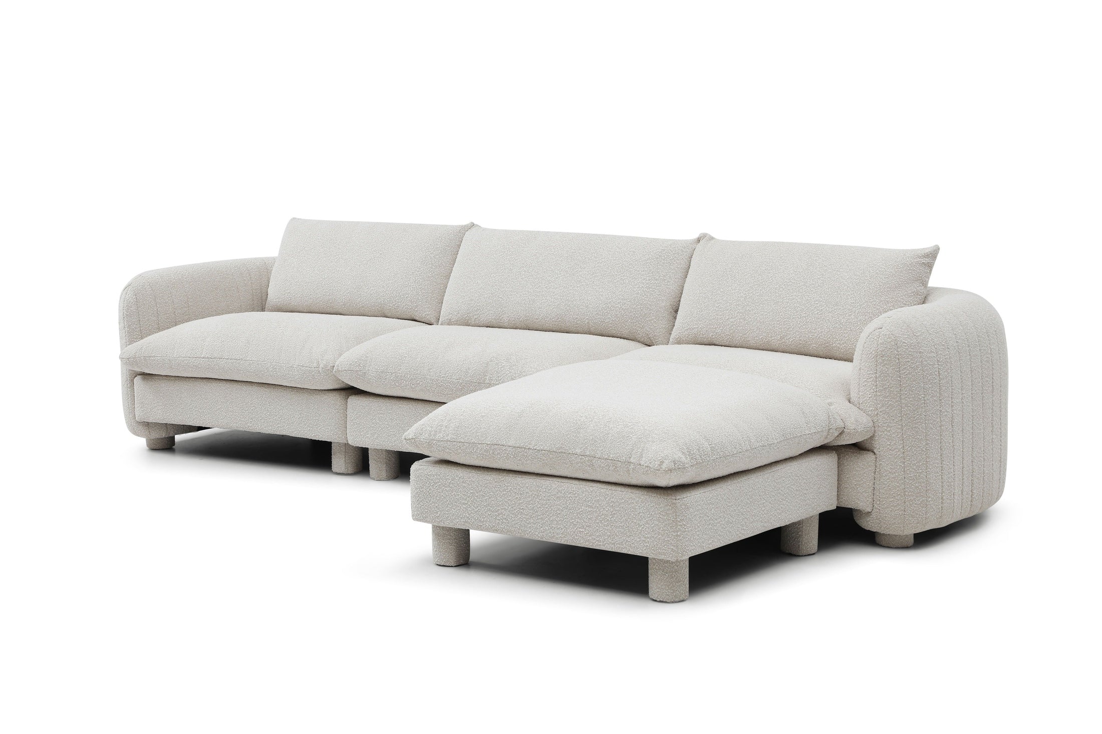 Bayshore 3-Seater Sofa – Elegant Modular Comfort | Almond Wind