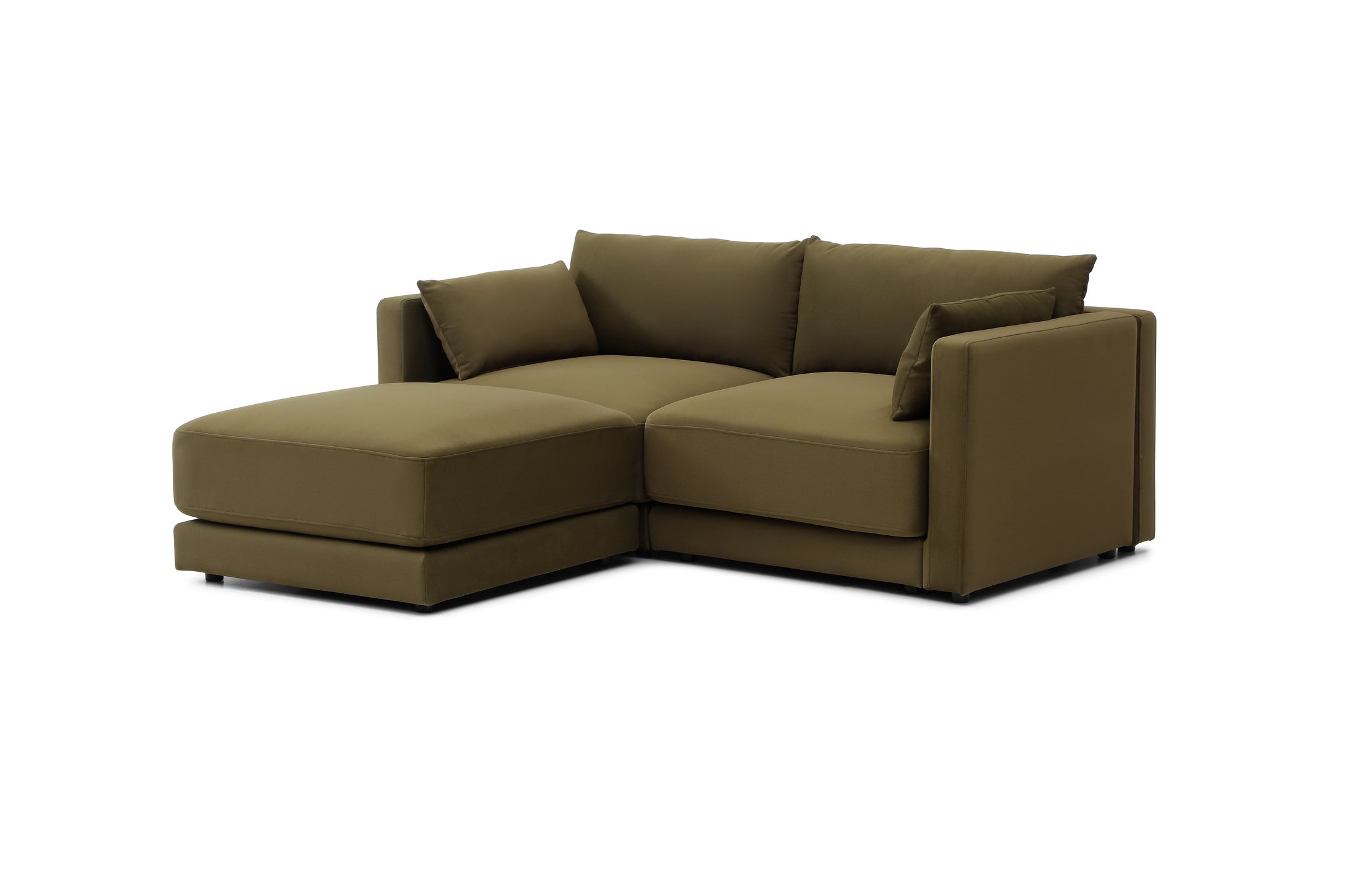 Halo 2-Seater Sofa – Compact & Stylish Modular Seating | Almond Wind