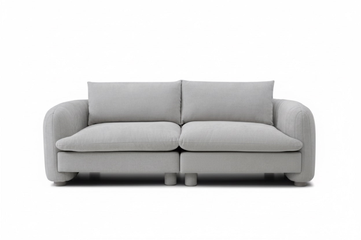 Bayshore 2-Seater – Compact Modular Sofa | Almond Wind